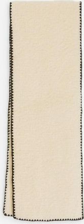 Arket Schal Mit Festonstich -Beige