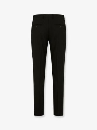 Dolce & Gabbana Mens Trousers Wool-Blend Black Virgin Wool