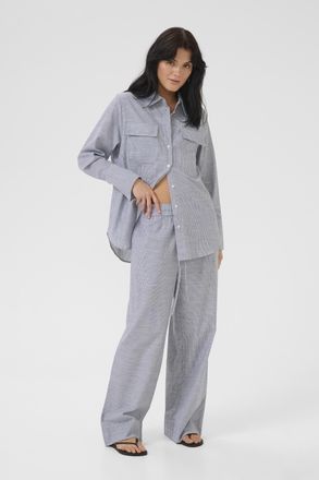 MY ESSENTIAL WARDROBE Langarm - Hemd Casual fit dark blue