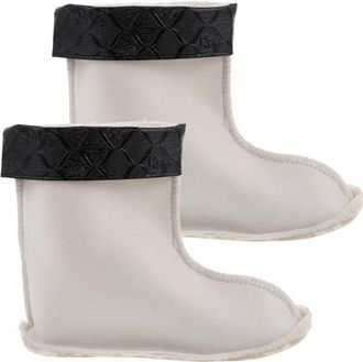 BESPORTBLE Doublures &Eacute;paisses en Coton pour Bottes de Pluie Homme Chaussettes Thermiques Confortables Taille L 22 CM Doublure Amovible Chaude pour Bottes dHiver 
