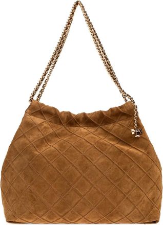 Tory Burch sac à main à anse en chaîne - Marron