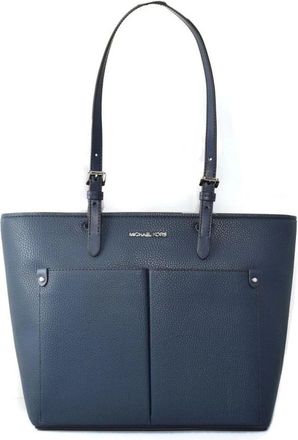 Michael Kors Femme, Sacs, Bleu, Taille: ONE Size Jet Set Medium Pocket Tote