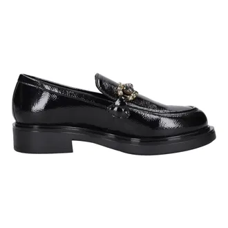 Emanuelle Vee Femme, Chaussures, Noir, Taille: 36 EU Chaussures plates Noires