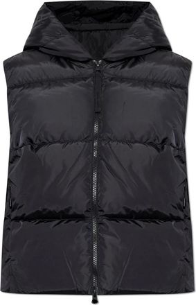 Canada Goose Femme, Vestes, Noir, Taille: 40 FR HyBridge Wide Quilt Knit Hoody