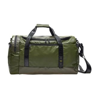 Blauer Stoff-Duffelbag - - Bags - Herren - Gr&uuml;n - ONE SIZE