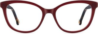 Carolina Herrera CA-1062609 Cat-Eye Acetate Eyeglasses - Burgundy