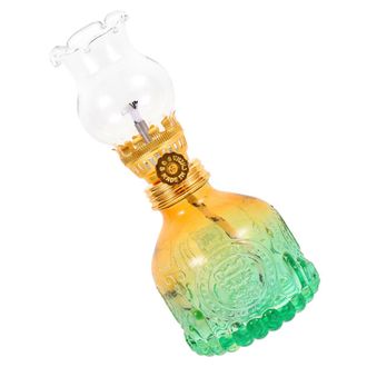 Artibetter &Ouml;llampe Glas Petroleumlampe Tisch Vintage Retro Innenbereich Dekoration Notbeleuchtung Zuhause