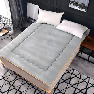 Generic Japanische Futon-Matratze, weiche und Flauschige Isomatte, Faltbare Tatami-Matte in voller Größe, aus kaschmirähnlichem Stoff, sehr geeignet für Schla