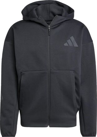 adidas Mens New Z.N.E. Zip-Hoodie Black 2XL