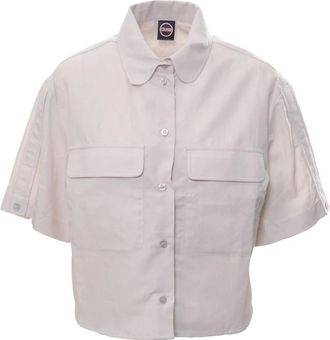 Colmar Femme, Blouses et Chemises, Blanc, Taille: 36 FR Crop Shirt