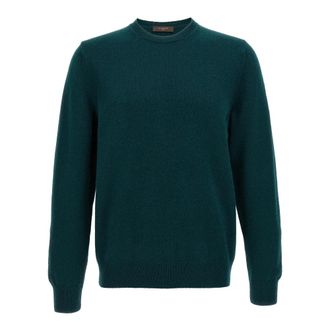 Zanone Rundhalspullover - - Knitwear - Herren - Gr&uuml;n - 2XL