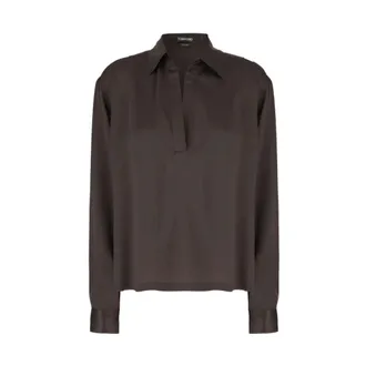 Tom Ford Femme, Blouses et Chemises, Brun, Taille: 40 FR Blouses