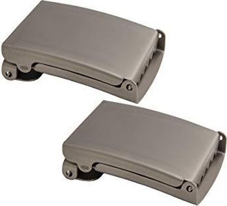 shenky Lot de 2 boucles de ceinture de rechange pour homme - 40 mm - Pour sac à dos et sac à dos, matt, taille unique