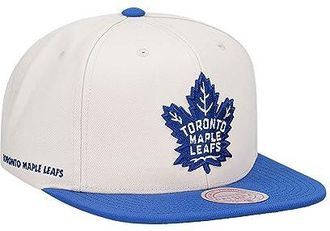 Mitchell & Ness Toronto Maple Leafs Casquette snapback vintage Blanc cassé, Blanc., taille unique