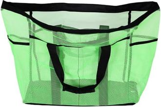 Frcolor Sac Plage Capacité Maille Respirante avec Poches Zippées et Résistant Sac Fourre-tout pour Voyage Famille Gym Courses et Piscine