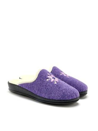 Pediconfort Mules fourr&eacute;es laine - FEMME - Taille : 38 - Couleur : Violet