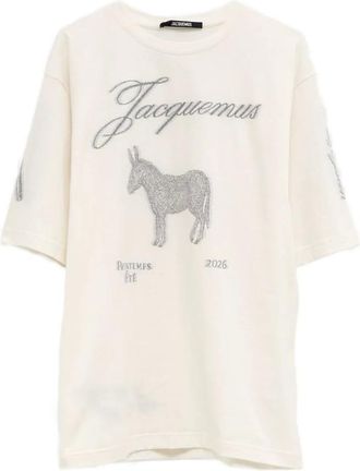 Jacquemus Homme, Tops, Blanc, Taille: M Jacquemus T-shirts et Polos