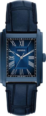 Fossil Uhr Fossil Carraway FS6170 Dunkelblau