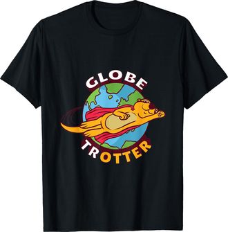 Globe-Trotter S&uuml;&szlig;es Otter Hero Design - Globetrotter T-Shirt