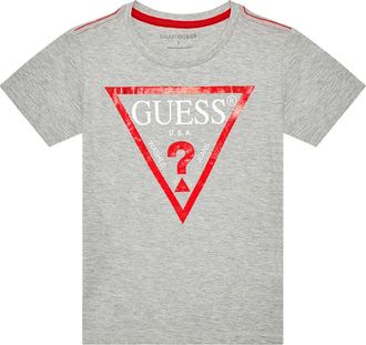 Guess T-Shirt N73I55 K8HM0 Grau Regular Fit