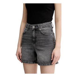 Karl Lagerfeld High-waisted Denim Shorts - - Shorts - Damen - Grau - W24
