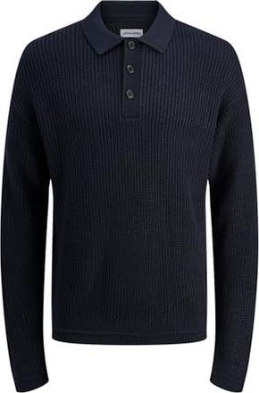 Jack & Jones Jjkaito Knit Polo BF, Sky Captain, XXL Homme