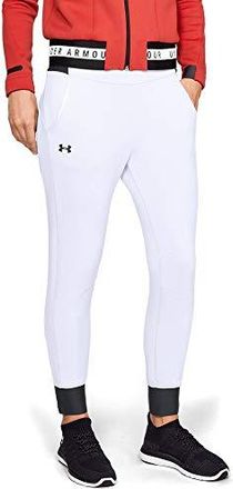 Under Armour Pantalon Move pour Femme, Blanc/Noir/Ton sur Ton, Taille L