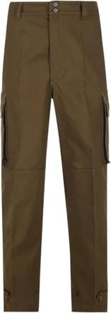 Valentino Garavani Homme, Pantalons, Vert, Taille: M Cargo Pantalons with VLogo Signature