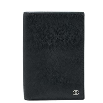 Chanel Pre-owned Coco Mark Leder Geldb&ouml;rse - - Pre-owned - Damen - Schwarzk - ONE SIZE