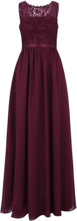 Vera Mont Abendkleid Damen mit Spitze Bogenkante