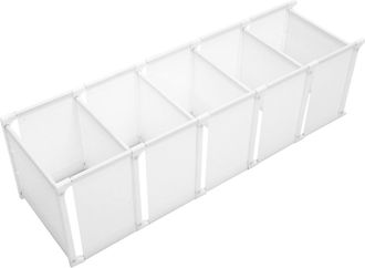 BESPORTBLE Faltbares Schuhregal 6 Ebenen Platzsparender Eck Schuhst&auml;nder aus Robustem Material Schuhaufbewahrung f&uuml;r Zuhause und Eingangsbereich