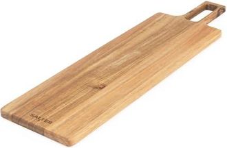 Salter BW13694EU7 Toronto Servierbrett - 55 cm Pizzaschaufel aus Holz, großes Weidebrett, FSC-zertifiziertes Akazienholz, rechteckiges Charcuterie-Paddel mit