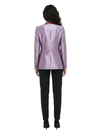 Dolce & Gabbana Womens Purple Polyamide Blazer Clothing