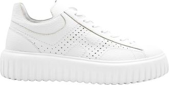 Hogan Homme, Chaussures, Blanc, Taille: 40 EU Laced H Baskets