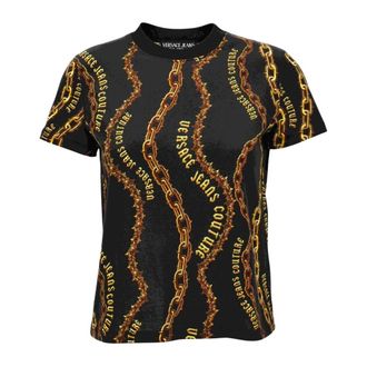 Versace Jeans Couture T-Shirts und Polos - - Tops - Damen - Schwarzk - 2XS