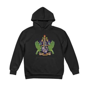 Generic Sweatshirts &Agrave; Capuche Hommes Doublure Polaire Imprim&eacute; Graphique Sainte-Lucie Embl&egrave;me National Pull Hoodie Hauts Streetwear Vintage Pull De D&eacute;tente Ath