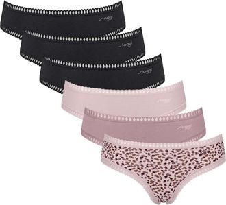 sloggi Femme Slip Paquet de 6 GO Crush Hipster C6P