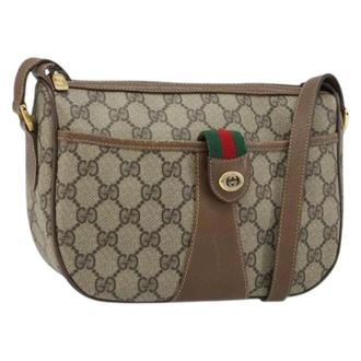 Gucci Sac bandouli&egrave;re vintage doccasion - Femme - Pre-owned - Beige - Taille: ONE Size