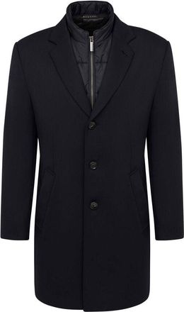 Bugatti Herren Mantel Modern Fit mit Wollanteil