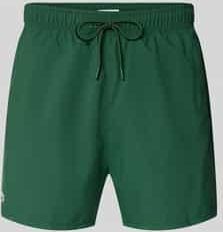 Lacoste Badeshorts mit Logo-Stitching
