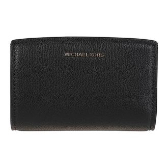 Michael Kors Femme, Accessoires, Noir, Taille: ONE Size Bryant Medium Pebbled Leather Wallet