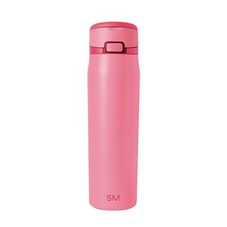 Simple Modern Mesa Loop Trinkflasche mit Strohhalm | Becherhalterfreundliche isolierte Edelstahlflasche f&uuml;r Reisen, Sport und Schule | 710ml | Velvet Pink