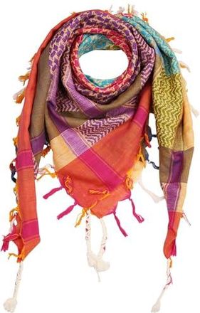 Freak Scene Kufiya - coloré-multicolore 24-100 x 100 cm - Shemagh - foulard Arafat palestinien - keffieh en coton