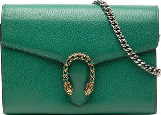 Gucci LGucci Green eather Dionysus Wallet on Chain