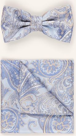 Prince Bowtie Prince Bowtie Set: Fliege Und Einstecktuch blau