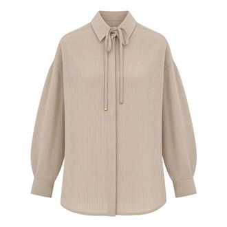 Sessun Liza-Dunegres Hemd - - Blouses & Shirts - Damen - Beige - XS