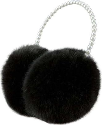 Generic Cache-oreilles pour femme, Noir, Taille unique