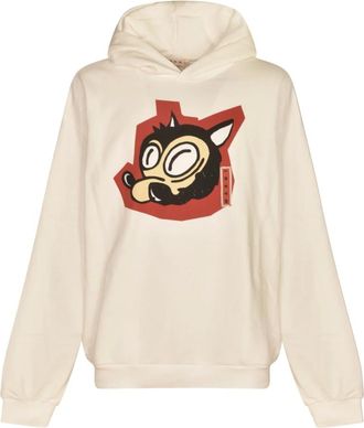 Marni Homme, Sweatshirts et sweats à capuche, Beige, Taille: L SweaT-shirt à capuche
