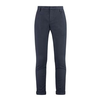 Dondup Pantalon &agrave; motif coupe ajust&eacute;e - Homme - Pantalons - Bleu - Taille: W36
