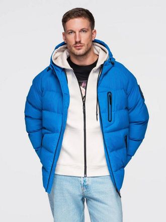 Ombre Winterjacke Gesteppte, w&auml;rmende Herrenjacke mit Raglan&auml;rmeln